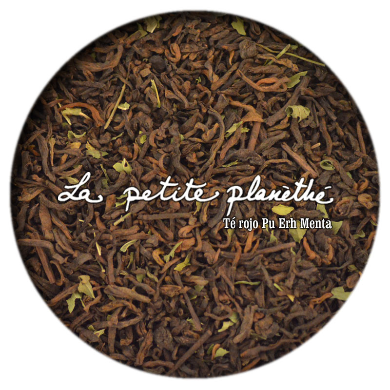 Pu Erh Menta. Té rojo con un sabor único irresistiblemente fresco.