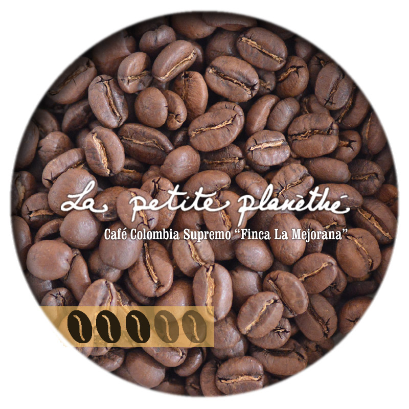 Café Colombia Supremo La Mejorana. 100% arábiga, tueste nat.
