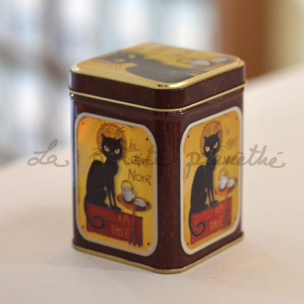 Lata Chat Noir 100g. Perfecta para mantener fresco tu té favorito.
