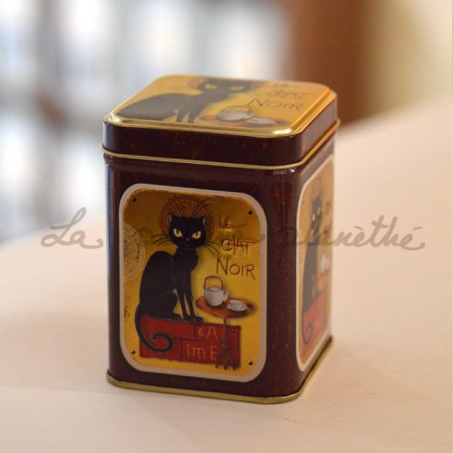 Lata Chat Noir 100g. Perfecta para mantener fresco tu té favorito.